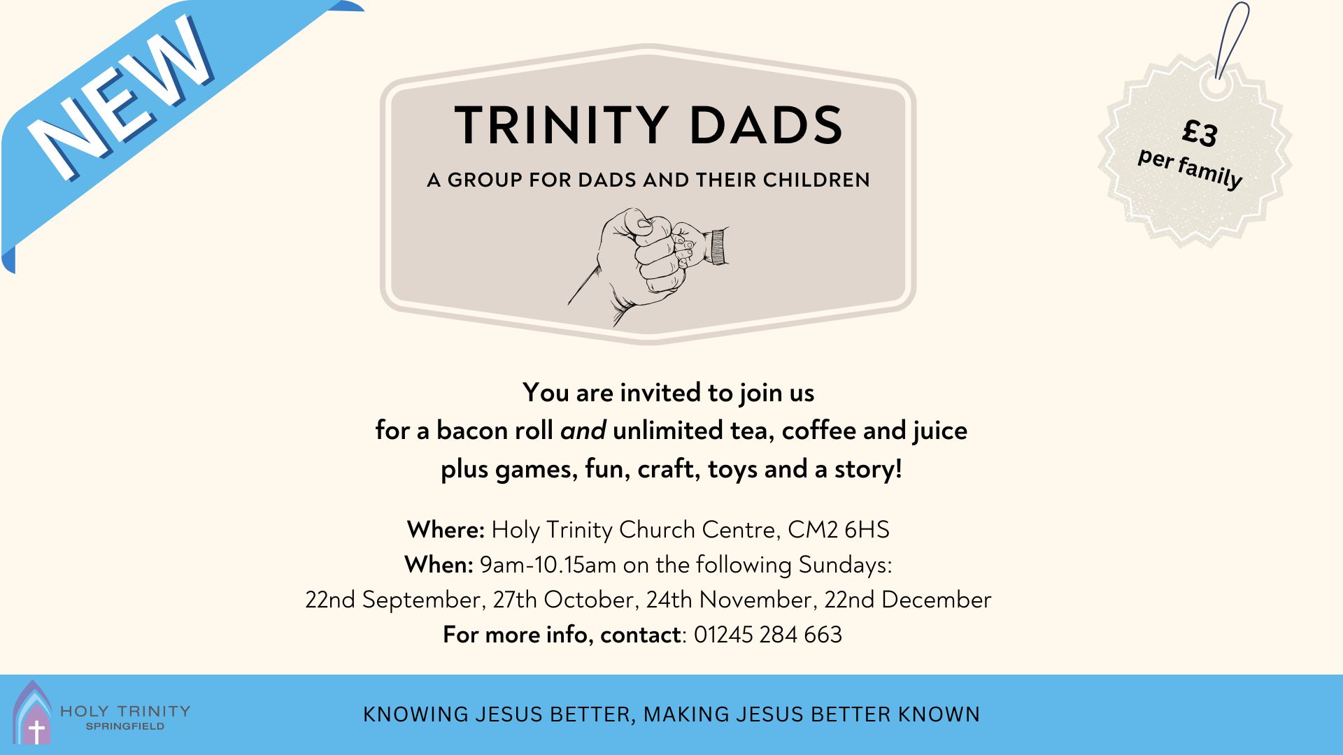 Trinity Dads Website Banner